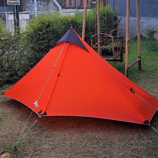 Jual Tarp Tent AGrey New Style Upgrade Batch 2 Warna Orange | Shopee ...