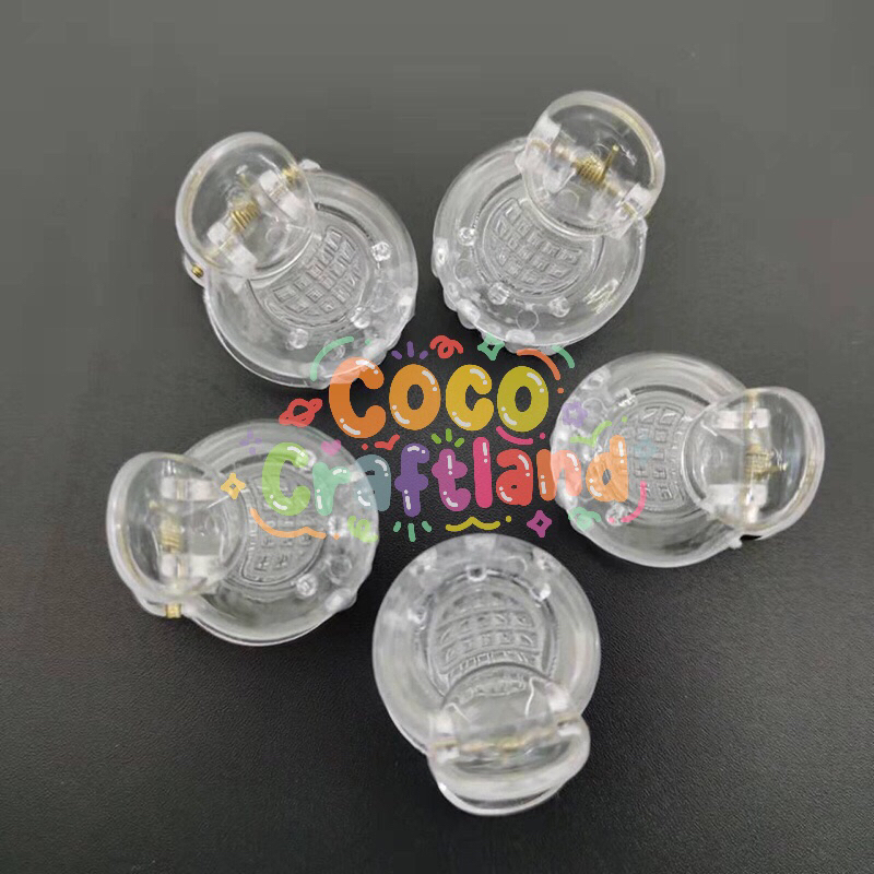 Jual DIY JEDAI 5pcs mini bening | bahan craft jepitan rambut anak bahan ...