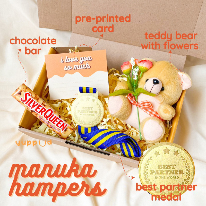 Jual HONEY HAMPERS | 4 JENIS | HAMPERS UNTUK PACAR | Hampers Isi Boneka ...