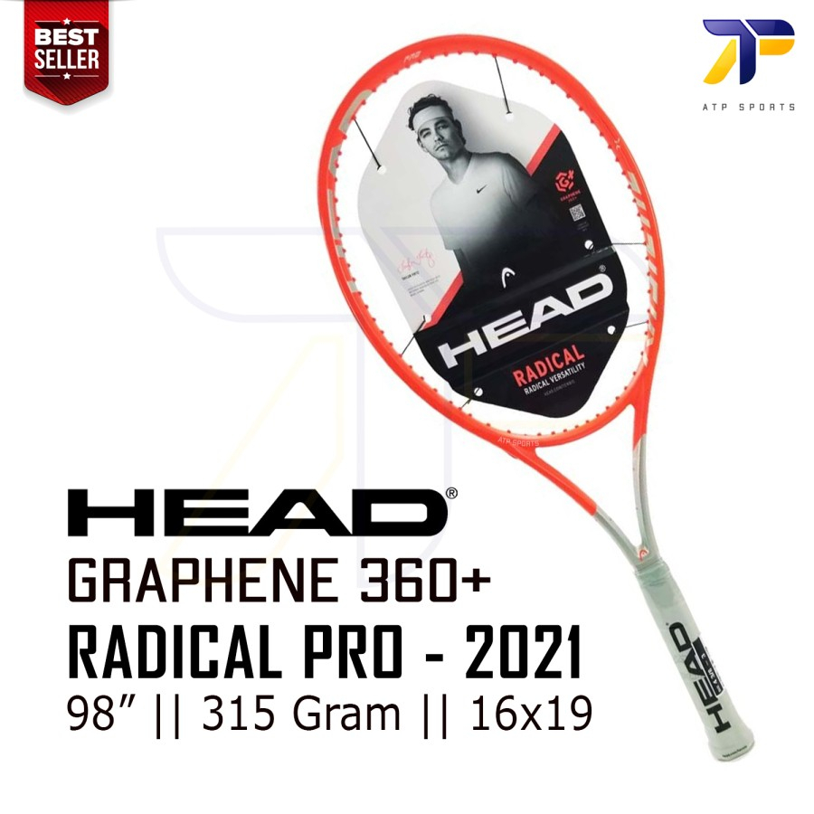 Jual Raket Tenis Tennis HEAD Graphene 360+ 360 + Radical PRO 2021 315 ...