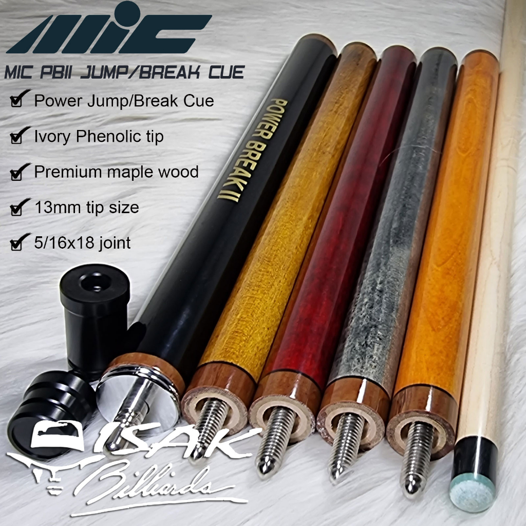 Jual MIC PBII Jump/Break Cue - PB2 Billiard Cue Stick Power Lompat Loncat | Shopee Indonesia