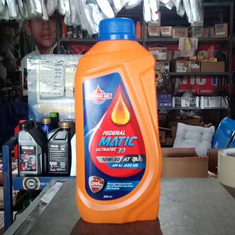 Jual Federal oli matic 800 ml 10w-30 at jaso mb oli federal matic 0.8 ...