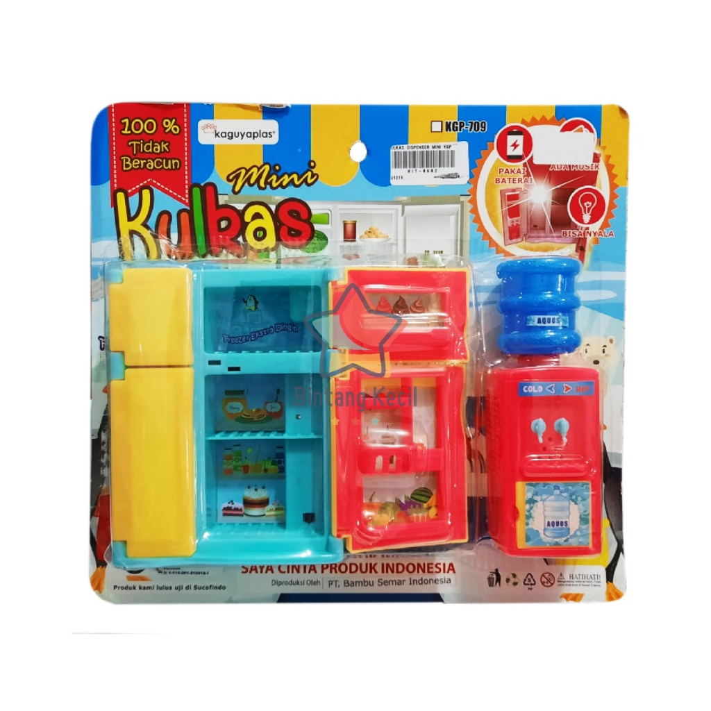 Jual Kulkas Dispenser Mini KGP709 / Mainan Kitchen Set / Masak-Masakan ...
