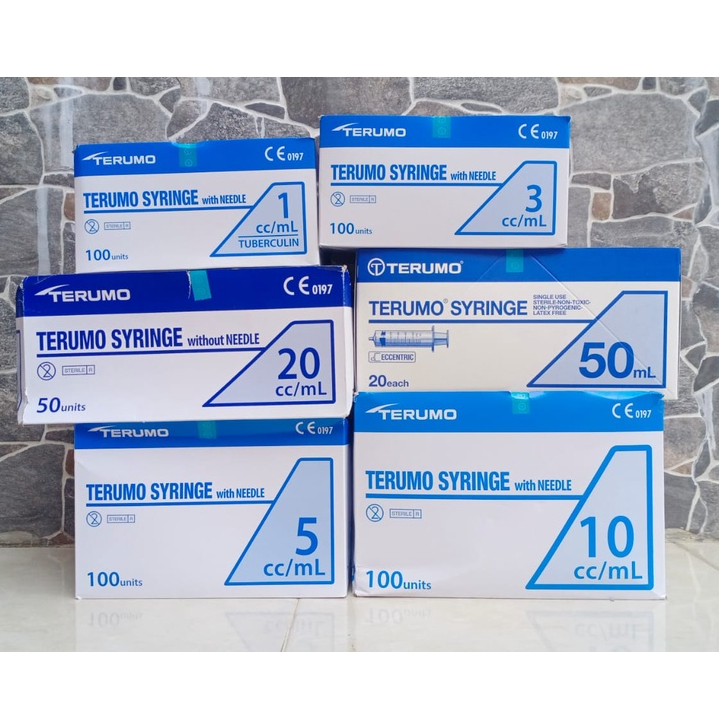 Jual Per Box Terumo Spuit 1cc, 3 cc, 5 cc,10 cc, 20 cc & 50 cc Spuit Terumo 1cc, 3cc, 5cc, 10cc ...