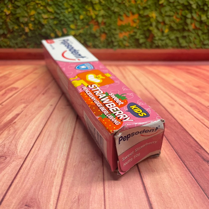 Jual Pepsodent Pasta Gigi Kids Sweet Strawberry Pencegah Gigi Berlubang ...
