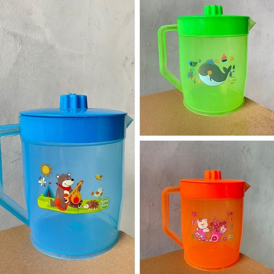 Jual ESKA MINI WARNA 1,5L Liong Star Teko Kecil / Water Jug Mini Motif ...