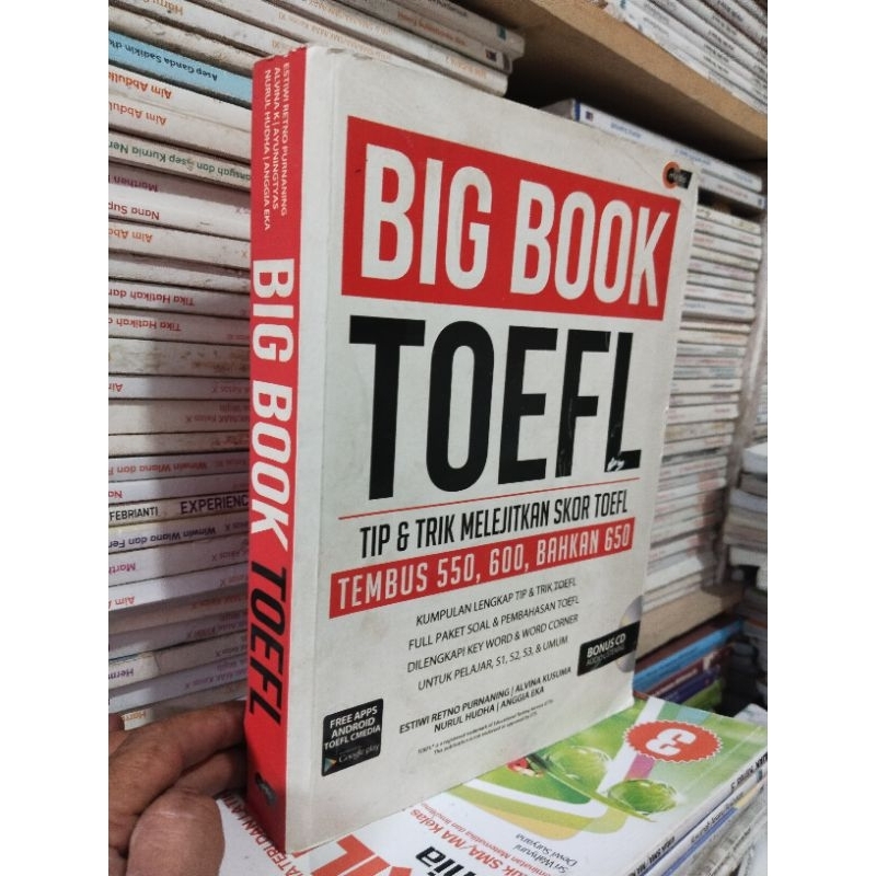 Jual BUKU TOEFL/BIG BOOK TOEFL | Shopee Indonesia Jual BUKU TOEFL/BIG BOOK TOEFL | Shopee Indonesia