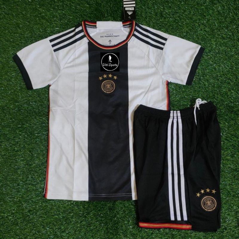 Jual Jersey Baju Bola Anak Jerman Home Piala Dunia 2022 Grade Ori Impor Germany Kids Umur 3 4 5 ...