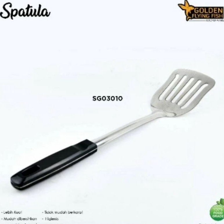 Jual Codet Sodet Spatula Penggorengan Bolong Golden Flying Fish Anti Lengket | Shopee Indonesia