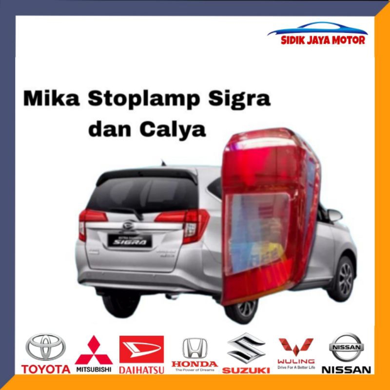 Jual mika StopLamp Lampu Stop Belakang mika lampu rem belakang Daihatsu Sigra dan Toyota Calya ...
