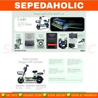 Jual Sepeda Motor Listrik OFERO LEDO 500 Watt Electric E Bike | Shopee ...