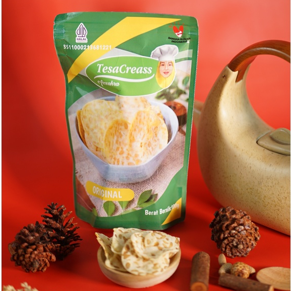 Jual Keripik Tempe Sagu Az Zahra 100g | Shopee Indonesia