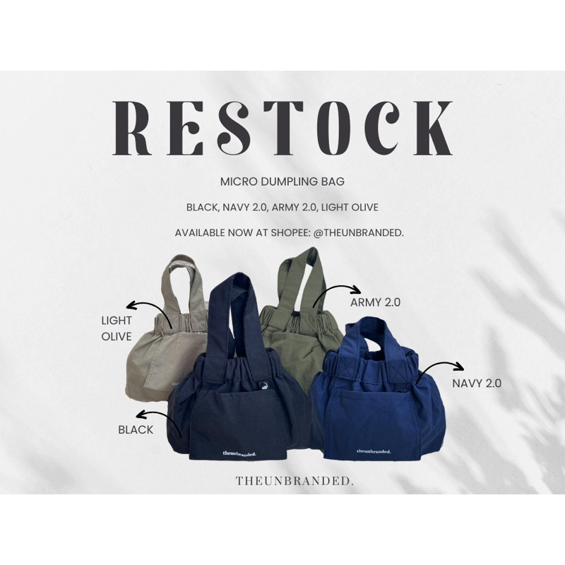 Jual Dumpling Bag by theunbranded. | Shopee Indonesia