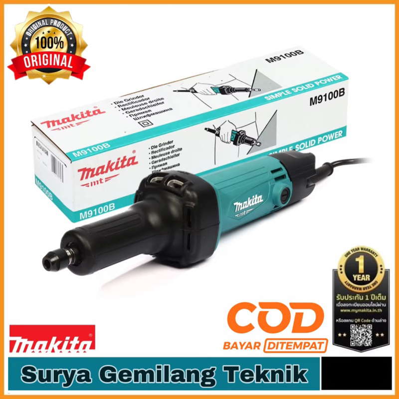 Jual Mesin Gerinda Botol Lurus Die Grinder Makita M9100B - Toggle Switch | Shopee Indonesia