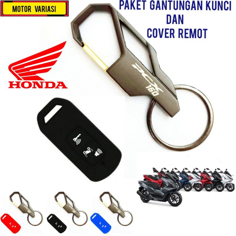 Jual Paket gantungan kunci Logo PCX 160 Dan cover remot PCX160 kualitas ...