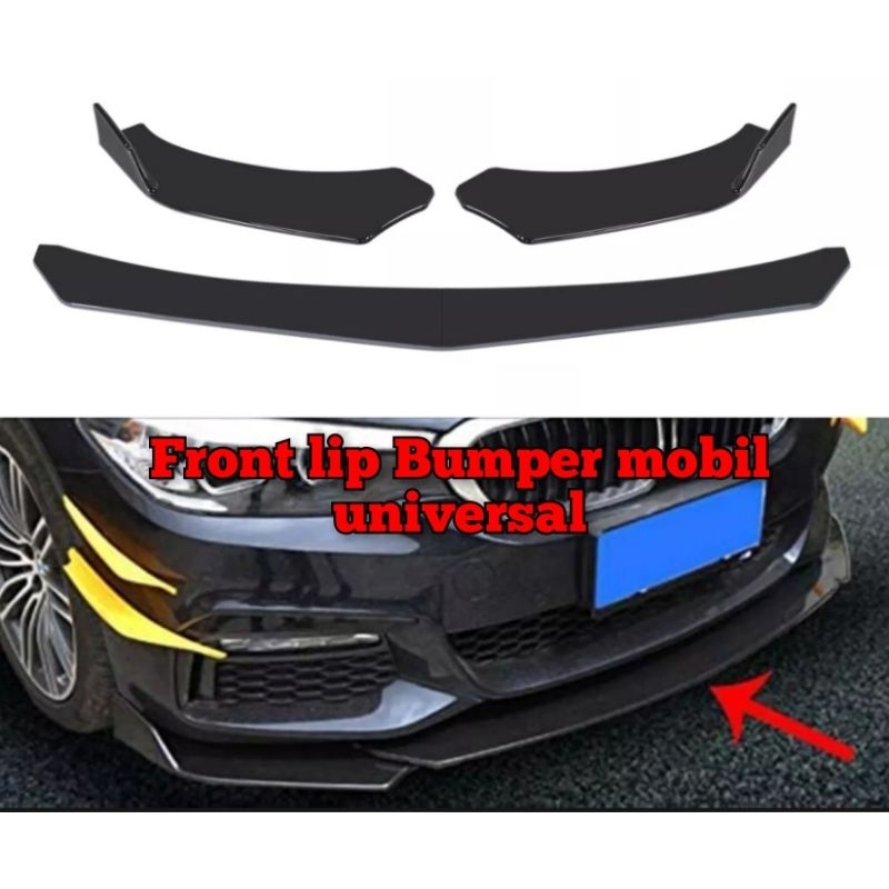 Jual FRONT LIPS BUMPER DEPAN WINGLET MOBIL UNIVERSAL | Shopee Indonesia
