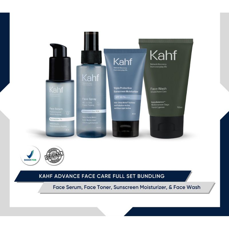 Jual KHAF - Advance Facecare Full Set Bundling (4pcs) | Shopee Indonesia