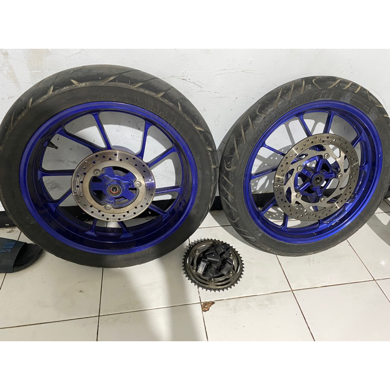 Jual ring roda velg ori depan belakang Yamaha r15 v3 vva | Shopee Indonesia