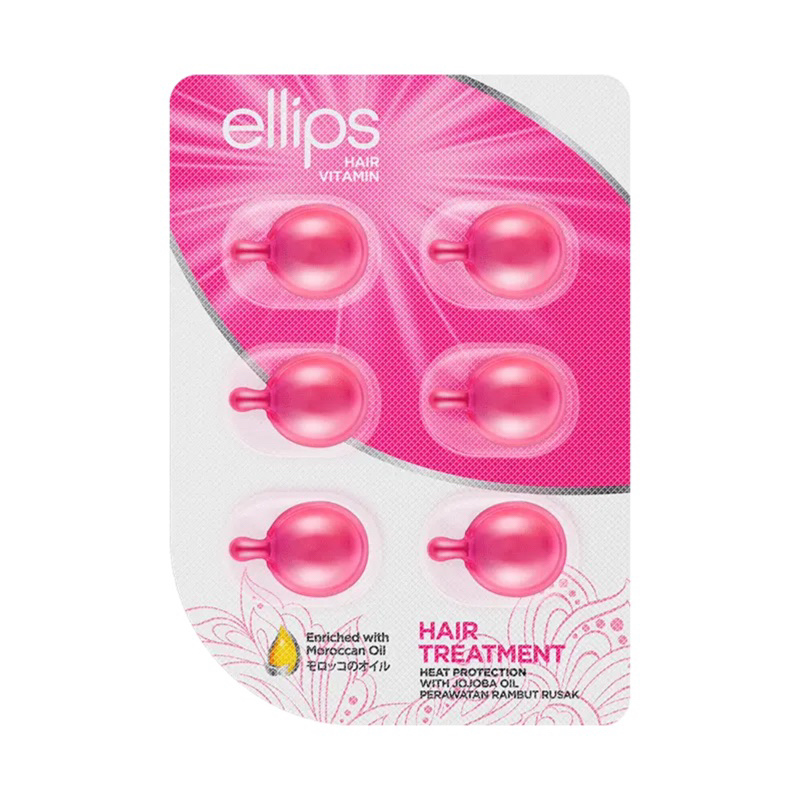 Jual Ellips Hair Vitamin Hair Treatment with Jojoba Moroccan Oil ...