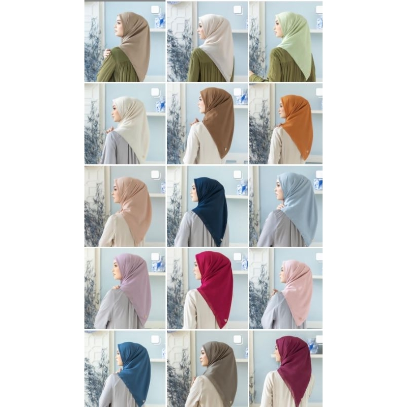 Jual new heaven lights scarf voal plain hl hijab bukan preloved ...