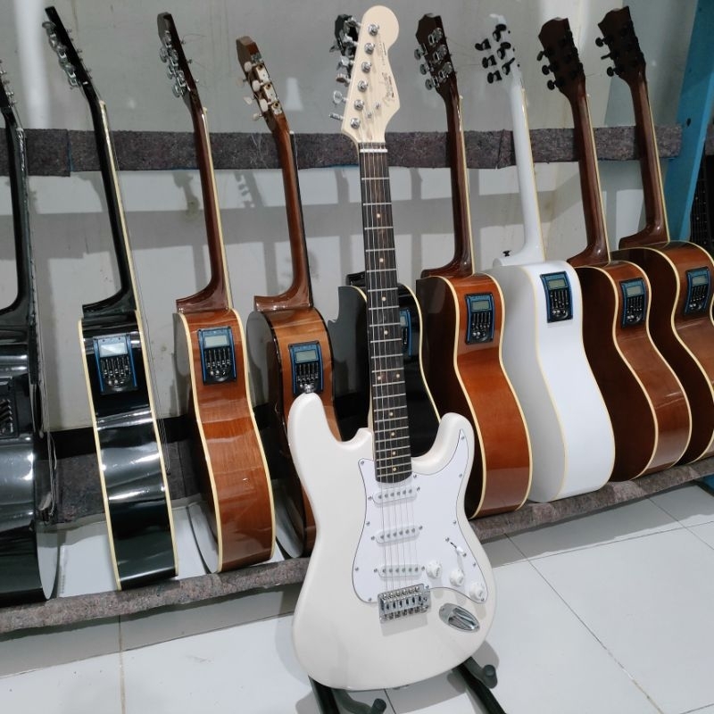 Jual Gitar listrik Elektrik murah model strato stratocaster fender ...