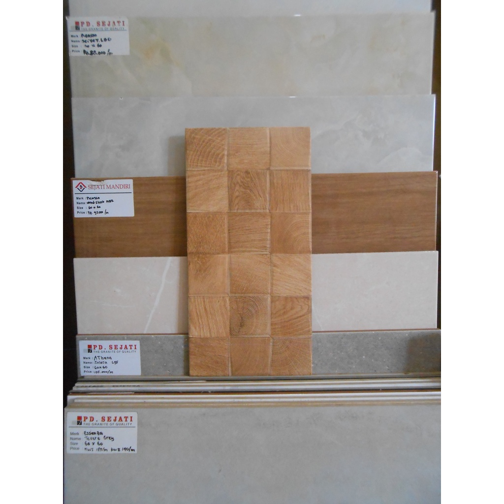 Jual keramik 25x40 - motif kayu - signature etrusca fawn | Shopee Indonesia