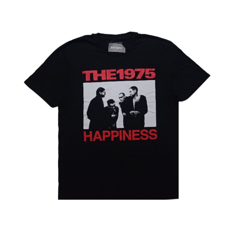 Jual THE 1975 - HAPPINESS TOUR MERCH T-SHIRT (HOTTOPIC) | Shopee Indonesia