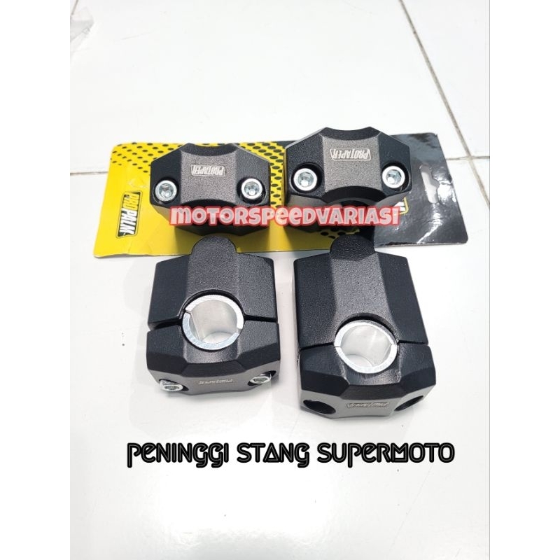 Jual Peninggi Riser Raiser Stang Supermoto Trail Crf Klx Dtracker Wr155 ...