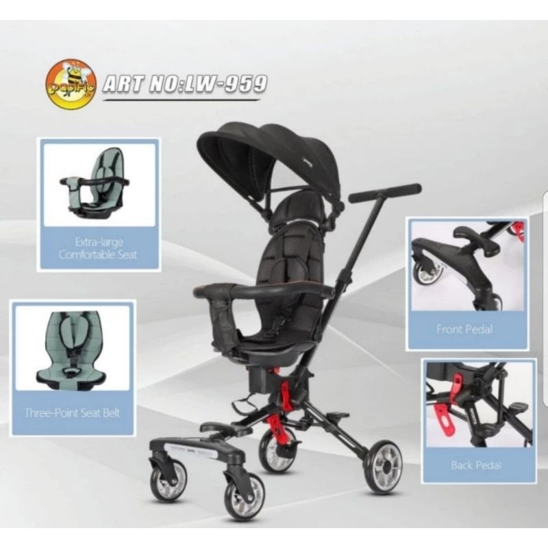Jual MAGIC STROLLER LIPAT BAYI / ANAK PACIFIC LW-959 | Shopee Indonesia