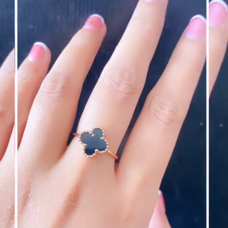 Jual CINCIN CLOVER TITANIUM AWET DAN TAHAN LAMA DIPAKAI SEHARI HARI GAK ...