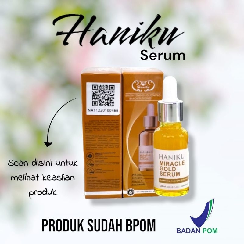 Jual HANIKU SERUM ORIGINAL BPOM NA11220100466 / HANIKU Serum Wajah ...
