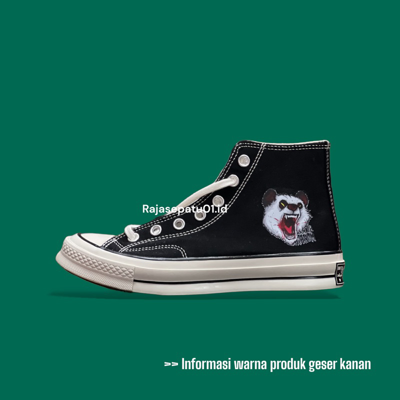 Jual Sepatu Converse 70s All Star, Converse Motif Panda Hello Morning ...