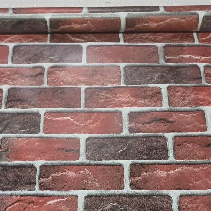 Jual Wallpaper Sticker Dinding Batu Alam Batu Bata Cocok Buat Dinding ...