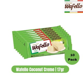 Jual Wafello Wafer Coconut Creme 17gr 10pcs | Shopee Indonesia