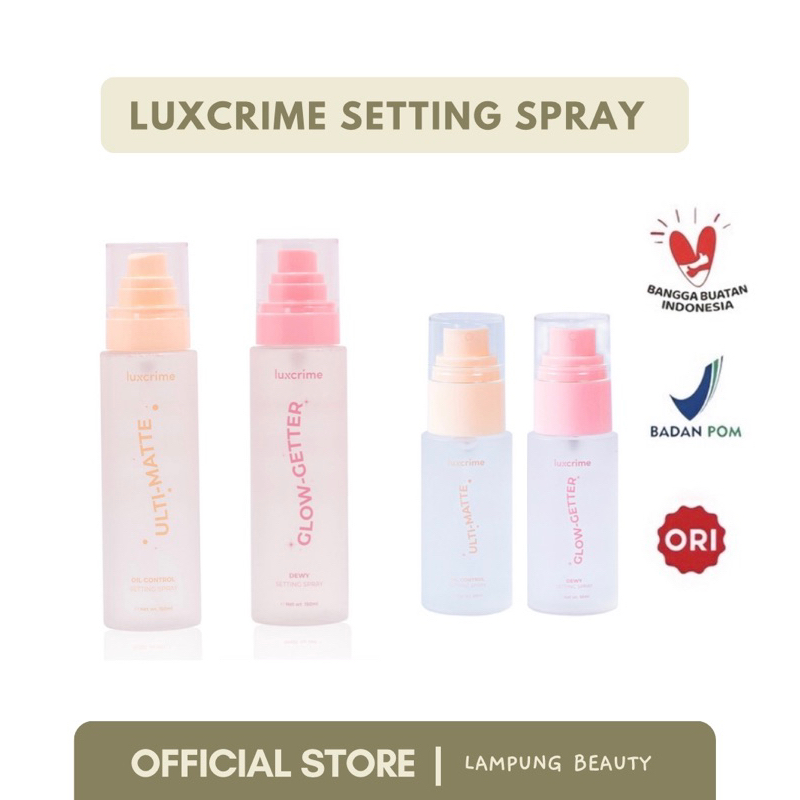 Jual Luxcrime Setting spray ulti-matte & glow-getter 50 & 150ml ...