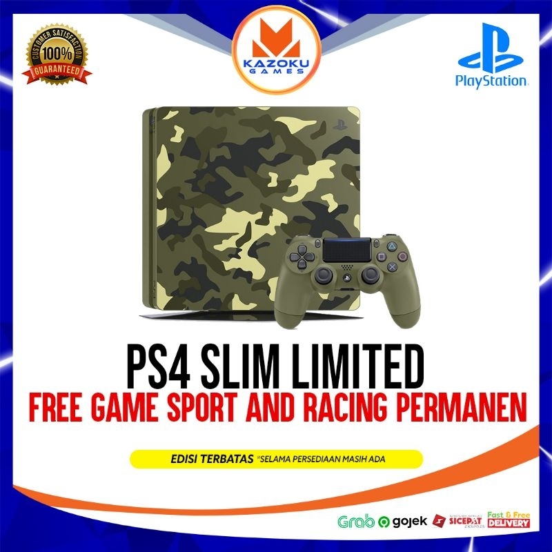 Jual PS4 SLIM LIMITED EDITION + 1 stick + free Sport Racing Games ...