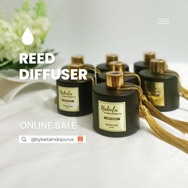 Jual Nakula bybetaindopurva - Reed Diffuser 50 ml | Paket Premium | Shopee Indonesia