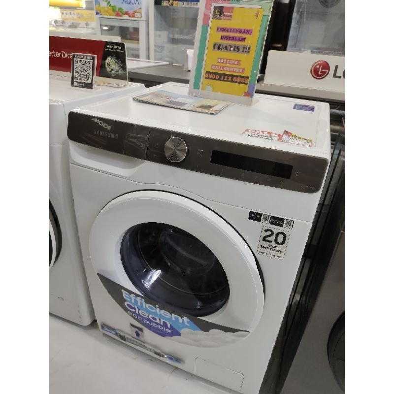 Jual MESIN CUCI SAMSUNG 1 TABUNG FRONT LOADING WW80T504DTT/SE | Shopee ...