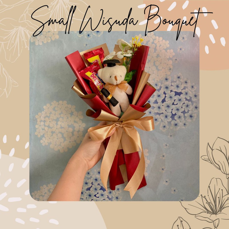 Jual [READY] Wisuda Bouquet (Buket Wisuda, Boneka, Coklat, Bunga ...