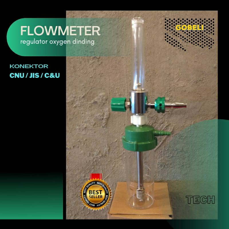 Jual Regulator oksigen dinding model Colokan CNU - Flowmeter oxygen ...