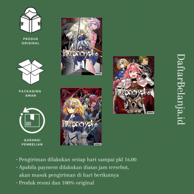 Jual Seri Komik AKASHA : Fate/Apocrypha 01/02/03/04 | Shopee Indonesia