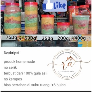 Jual Rambut nenek 1kg Arumanis Harumanis Free babblewrap Kardus Jajanan ...