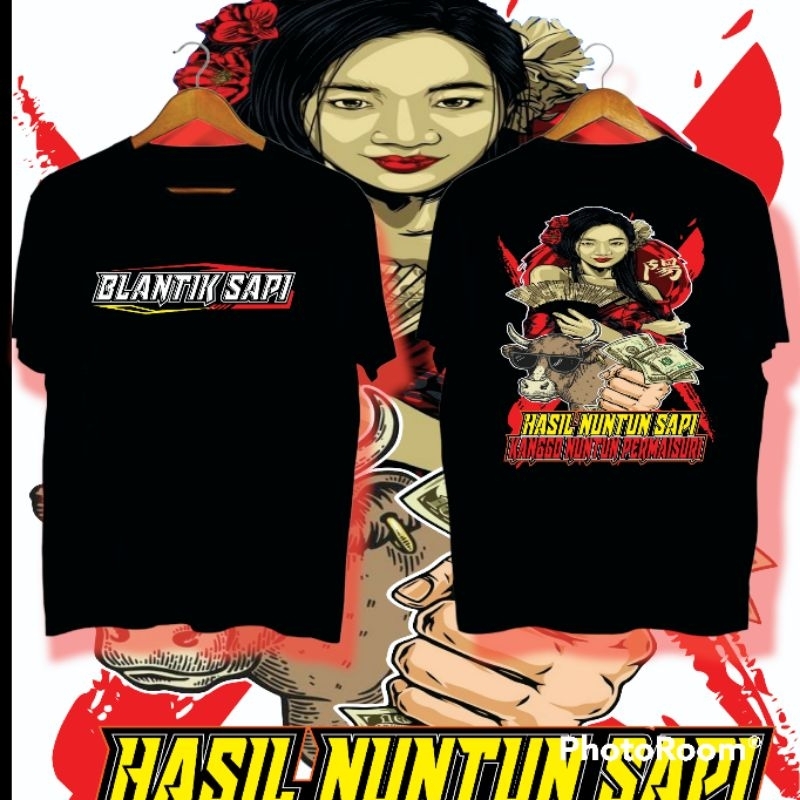 Jual kaos blantik sapi hasil nuntun sapi kanggo nuntun permaisuri ...