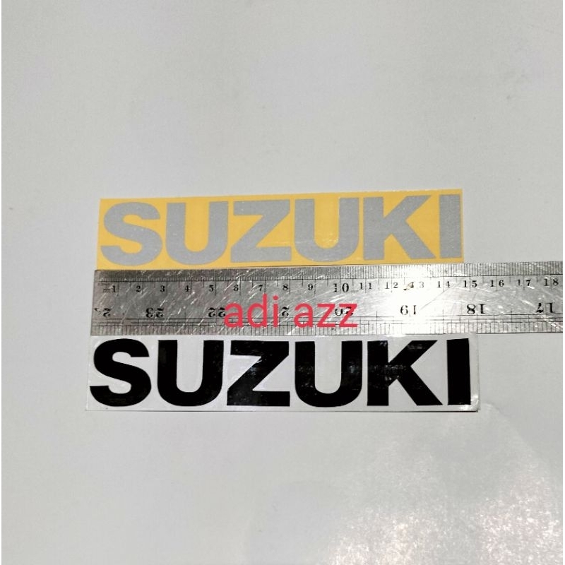 Jual stiker tulisan Suzuki batok depan satria 2tak lumba ru hiu lscm ...