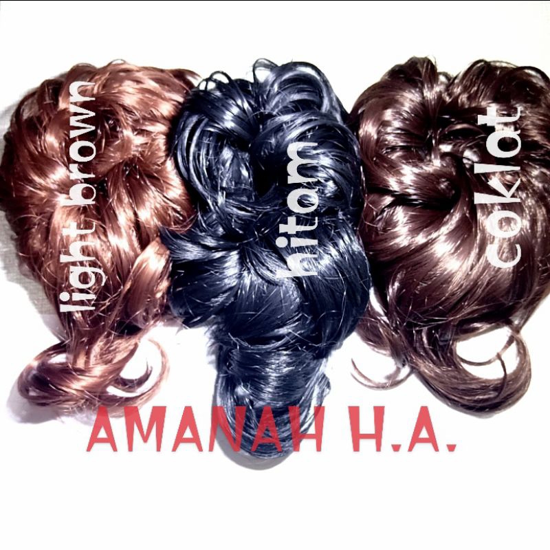 Jual IKAT RAMBUT PREMIUM (KUNCIR) / KARET ULIR / RAMBUT ULIR / BUNGA ...