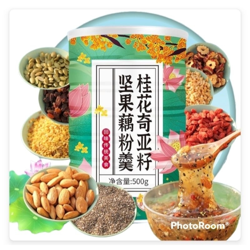 Jual Oufen Lotus Root Varian Osmanthus Original Full Topping Halal ...