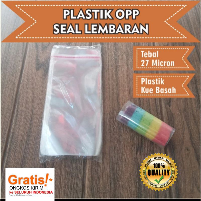 Jual Plastik OPP Lembaran one sheet Kue Basah , Lemper , Risol , Kue ...