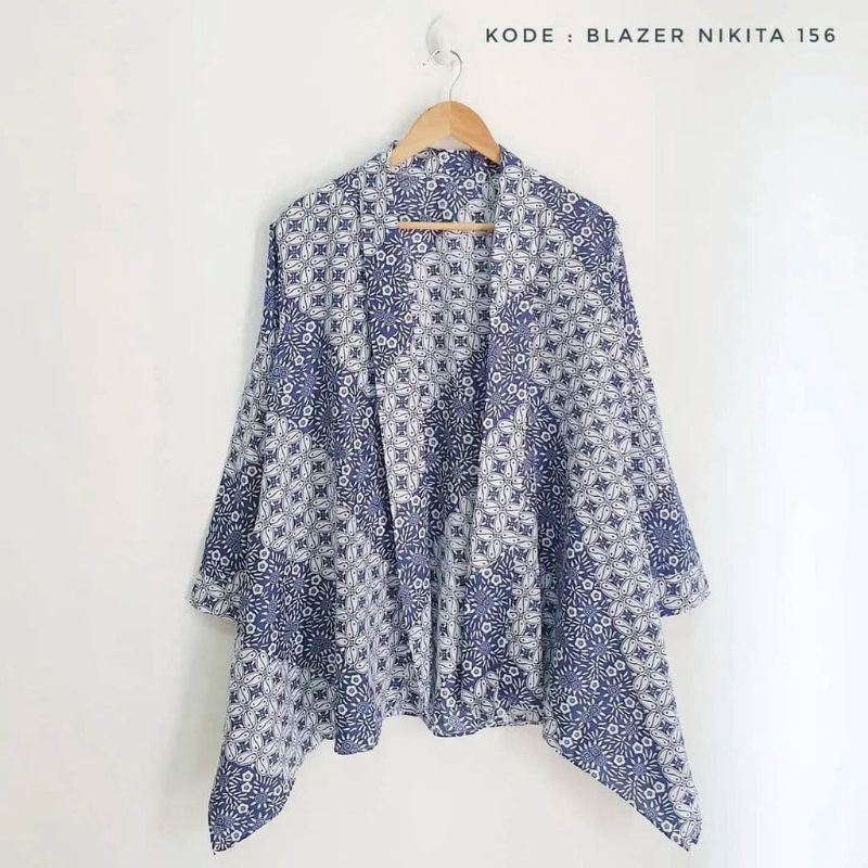 Jual Blazer Batik Wanita - Bolero Blazer Batik Terbaru - Blazer Batik Seragam Kerja | Shopee ...