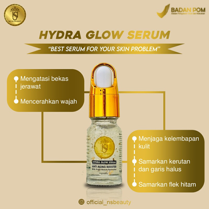 Jual HYDRA GLOW SERUM (ANTI AGING BOOSTER) | Shopee Indonesia