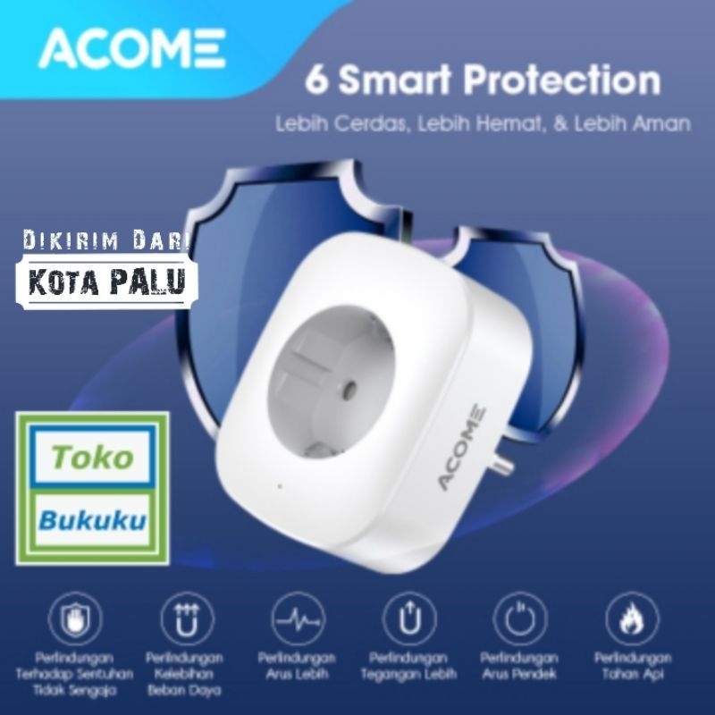 Jual Smart Socket Acome ASS01 Garansi toko 1 tahun | Shopee Indonesia